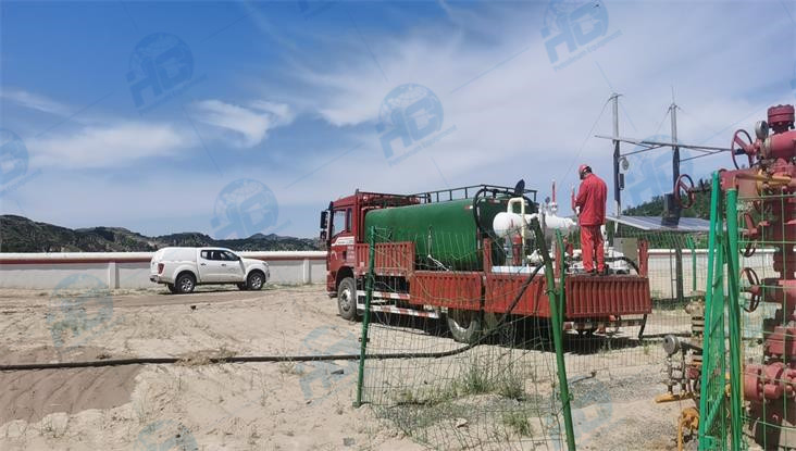 Vehicle-mounted two-phase mobile separator has been successfully ...