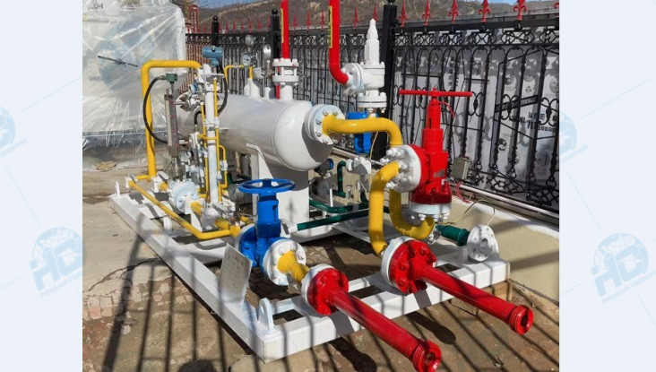 Integrated 2-phase separator is ready for shipment